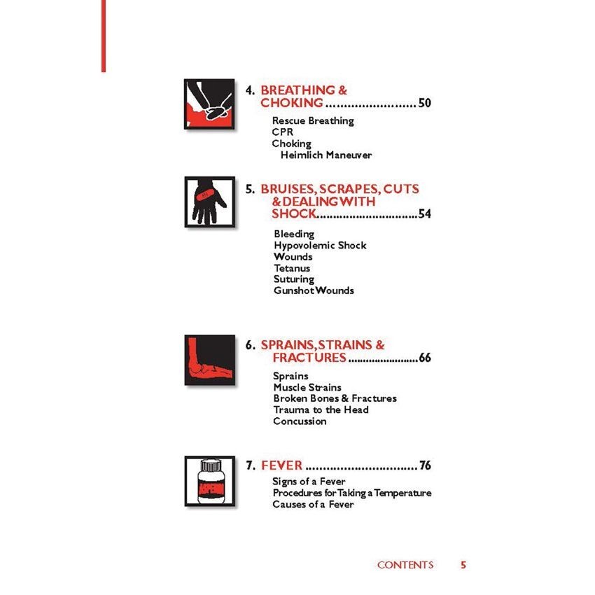 Pocket First-Aid Field Guide : Treatment and Prevention of Outdoor ...