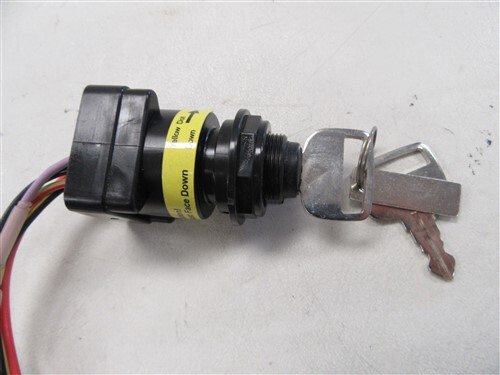 MERCURY QUICKSILVER IGNITION KEY SWITCH HARNESS W / # 847 KEYS 87 ...