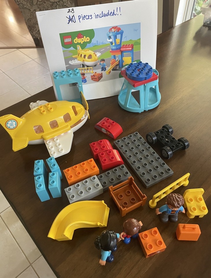 Dublo Lego Kit 10871 Town Airport Building Retired | eBay