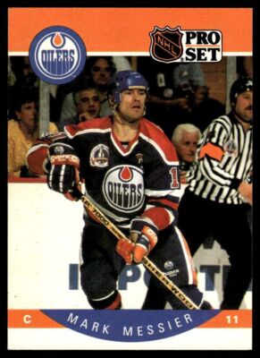 1990 Pro Set #91 Mark Messier - Edmonton Oilers - HOF | eBay