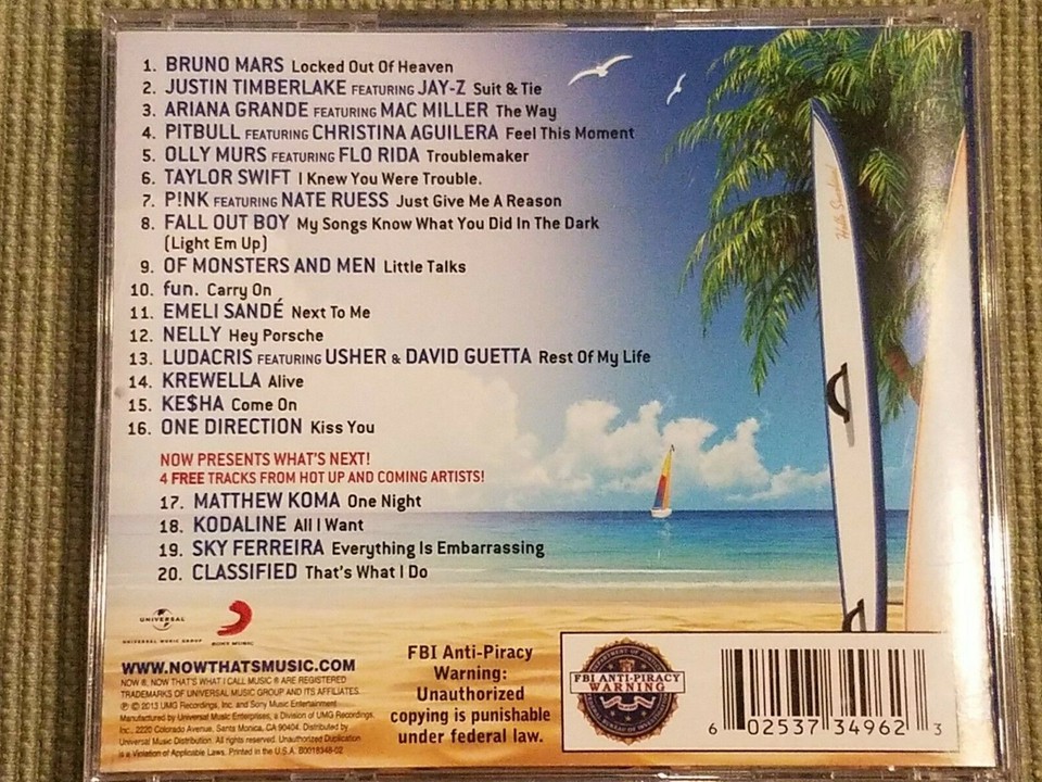 NOW THAT'S WHAT I CALL MUSIC #46 CD U.S. SERIES FREE SHIPPING | eBay