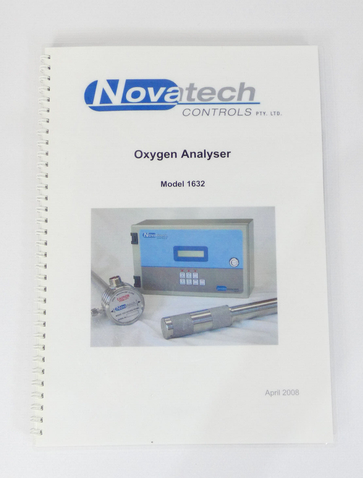 Novatech CONTROLS OXYGEN Transmitter Typ 1632 | 120/230V | 50/60Hz ...