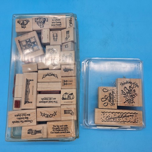 Stampin Up Stamp Sets Designer Greetings Decorator Shelf~read~ | eBay