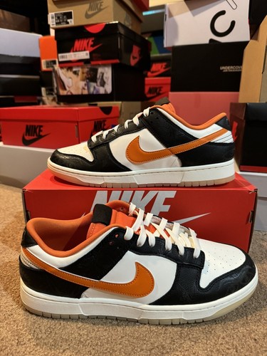 Nike Dunk Low Halloween Orange Sail Starfish Black Size 12.5 DD3357-100 ...