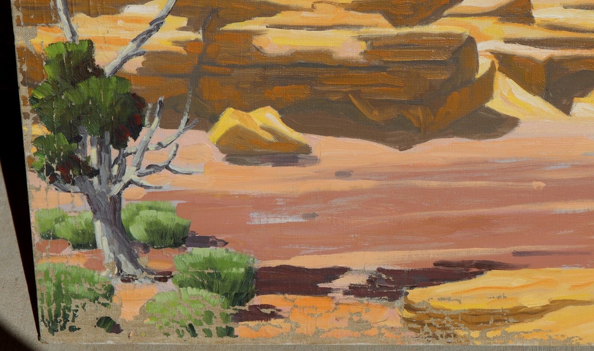 Landscape Paintings Trees And Rocks