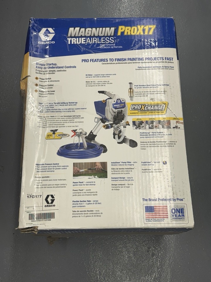 Graco Magnum Prox17 Airless Paint Sprayer NEW | eBay