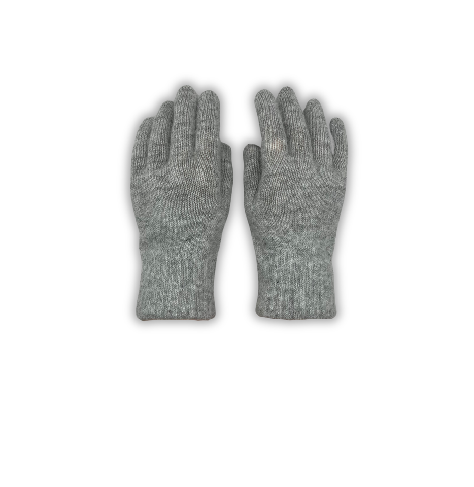 Made In USA Women's Knit Angora Gloves, Warm Winter Wool Gloves for ...