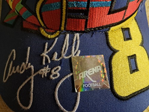 Andy Kelly Arena Football Cap 1 size fits all. Unique and never worn | eBay