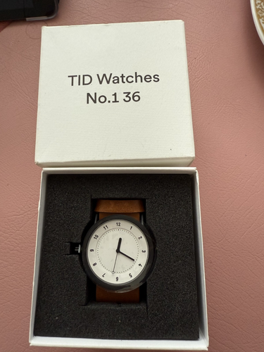 TID No.1 36 White Dial / Tan Leather Strap / Black Buckle | eBay