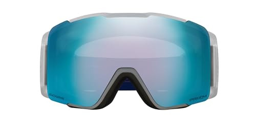 New Oakley Line Miner Pro Low Bridge Fit Snow Goggle Crystal Blue Strap ...