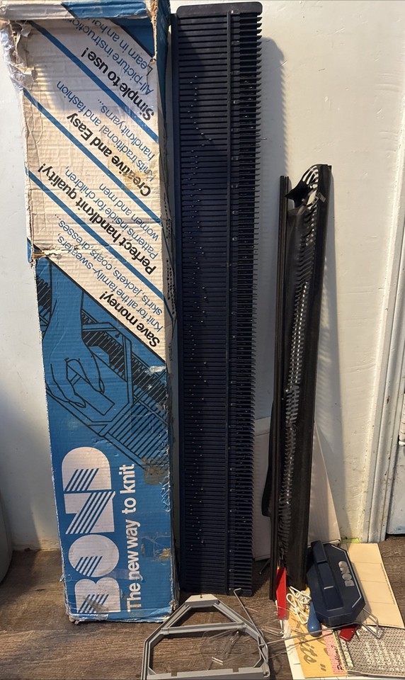 Bond Knit Smart Knitting Machine In Box Complete | eBay
