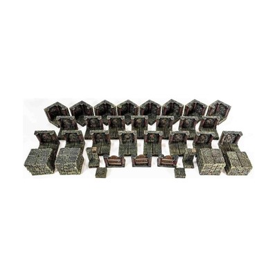 Dwarven Forge Dwarvenite Painted Vaulted Dungeon Core Set NM | eBay