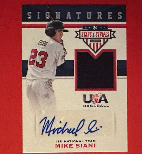 2017 MIKE SIANI PANINI SIGNATURE CARD AUTO | eBay