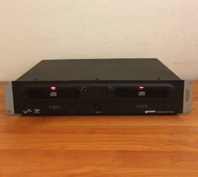 Gemini CDX-2400 Professional Dual CD Player, Rack Mounted, CD2 Not ...