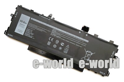 New 59.6Wh GHJC5 Laptop Battery for Latitude 9420 9430 2-IN-1 Series ...