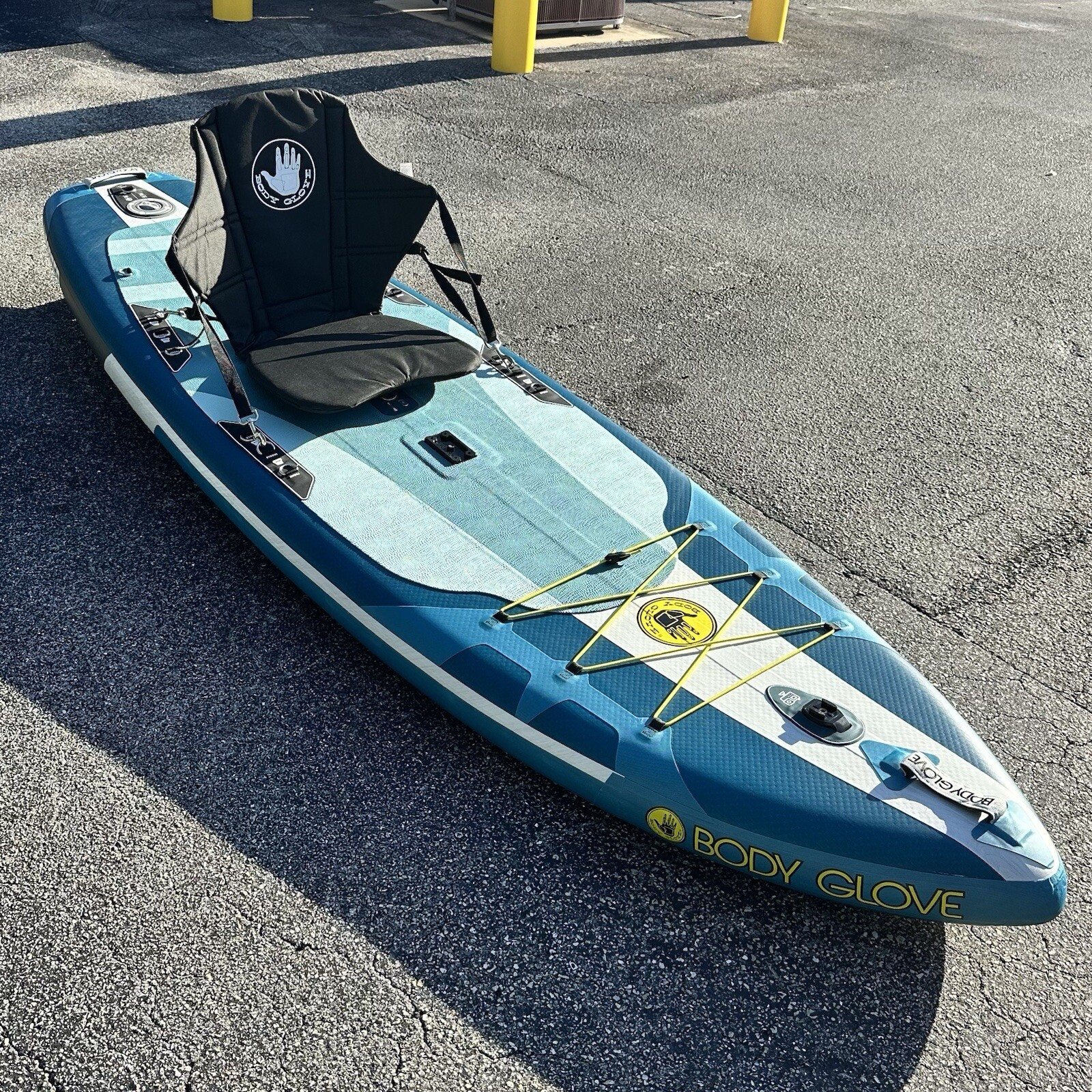 BODY GLOVE PORTER SKX Hybrid Kayak & SUP Stand Up Paddle Board, w/Elect ...