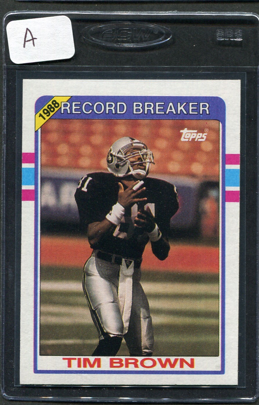 1989 Topps Record Breaker Tim Brown #2 Raiders Mint (A) | eBay