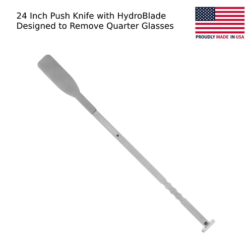 Equalizer Push Knife 24" with HydroBlade Designed to Remove auto Quarter Glasses | eBay