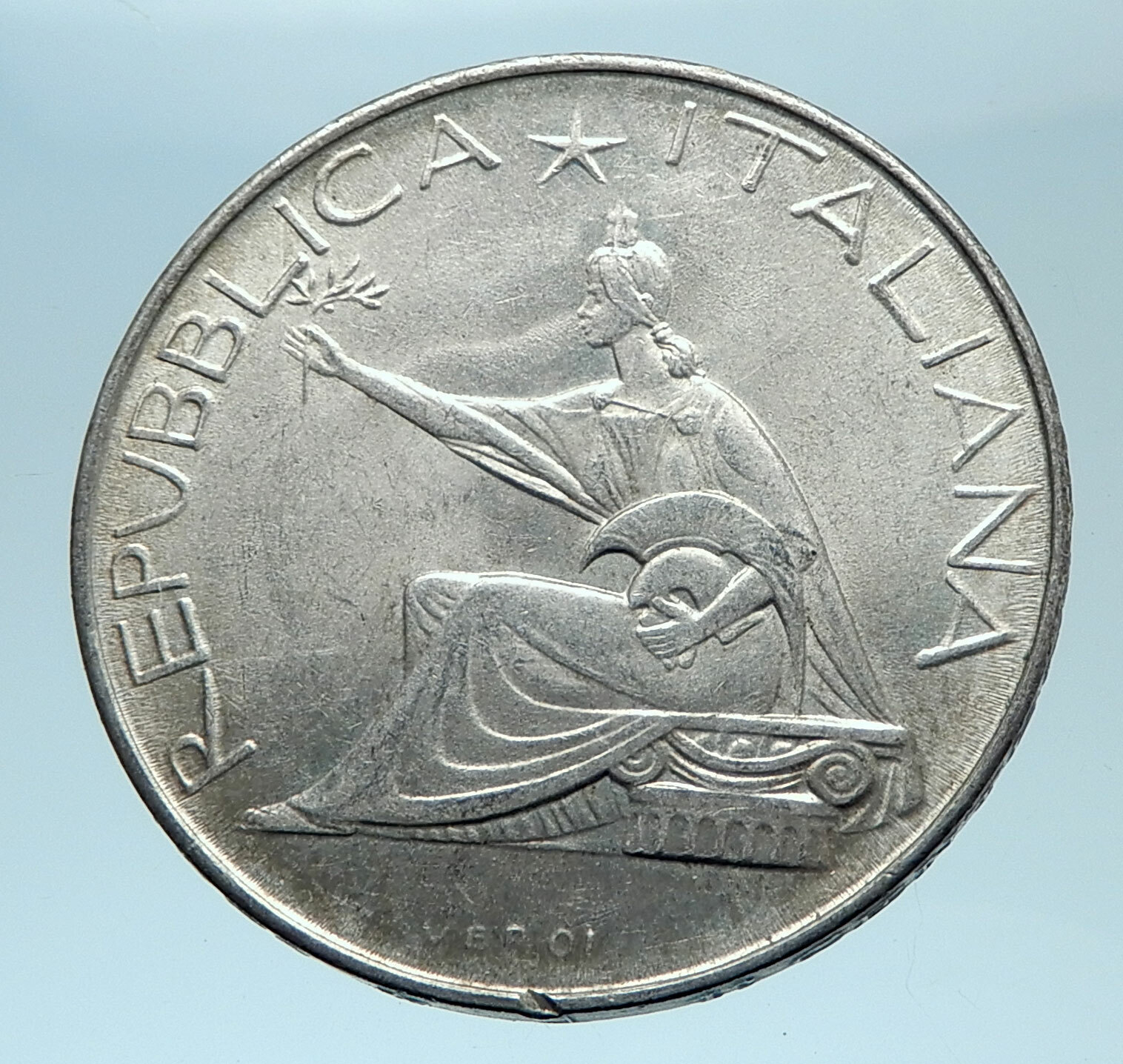 1961 ITALY Silver 500 Lire Coin ITALIAN UNIFICATION Rome Capital ...