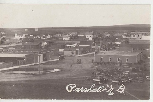 EARLY PARSHALL NORTH DAKOTA ~ TOWN VIEW ~ c. - 1910 | eBay
