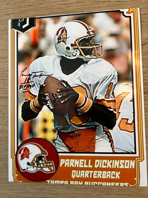 PARNELL DICKINSON SIGNED PHOTO 8X10 TAMPA BAY BUCCANEERS BUCS 1976 QB ...
