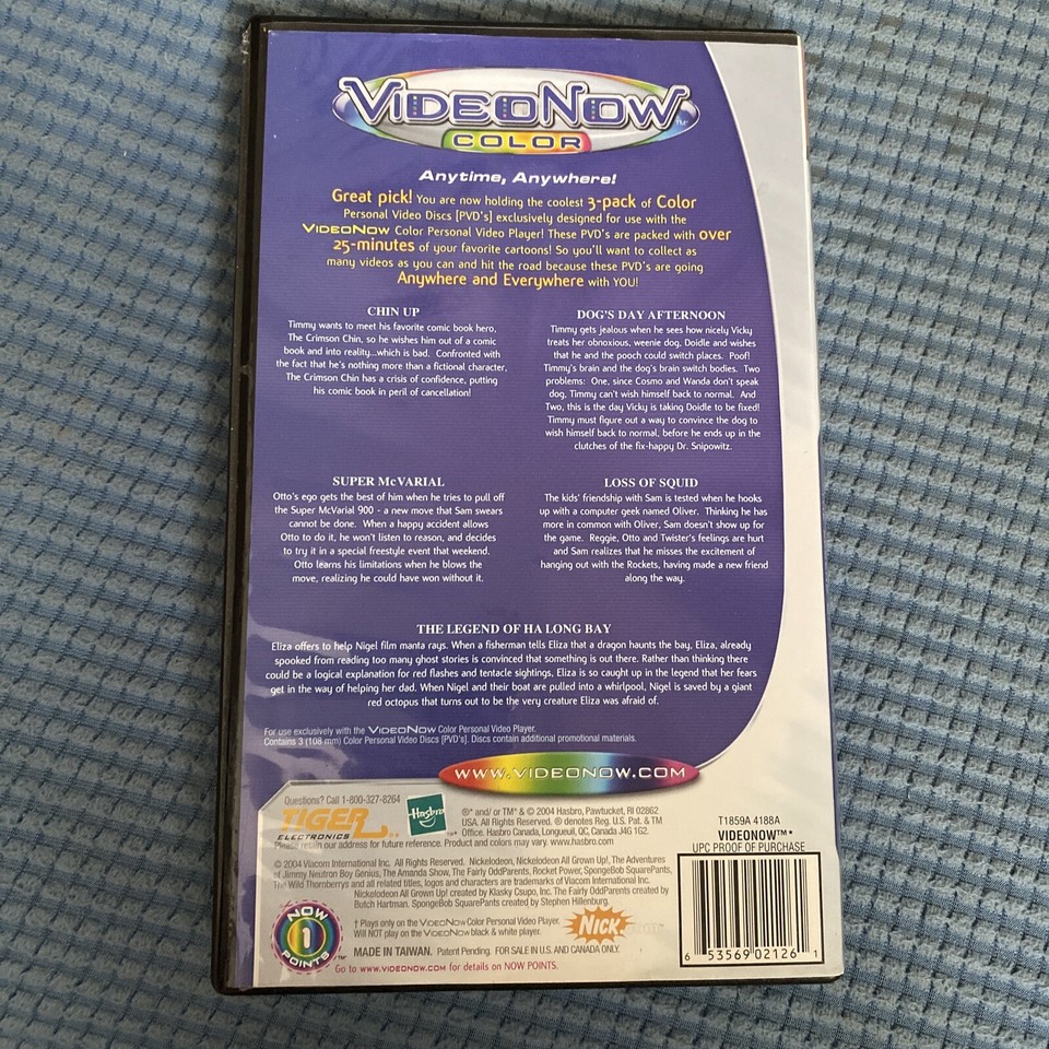 VideoNow Color Nickelodeon Mix Volume NM 3 (3-Disc Set) Wild ...