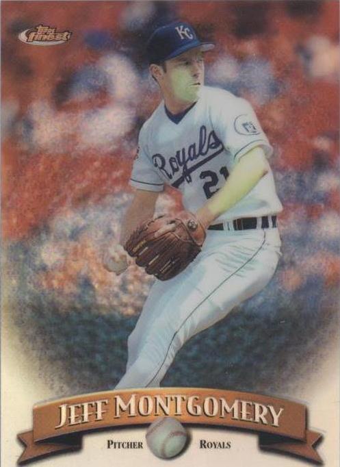 1998 Topps Finest - Jeff Montgomery #129 No-Protector Refractor for ...