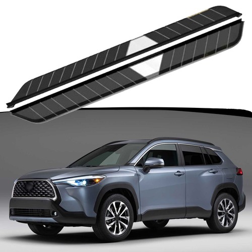 2Pcs Fits for Corolla Cross 2021-2024 Running Board Side Step Nerf Bar ...