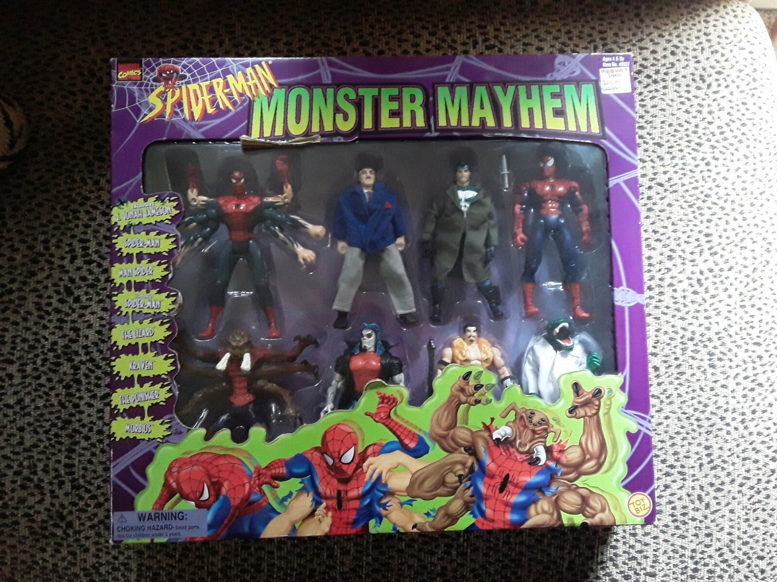 Spider-Man Animated Monster Mayhem Man-Spider Punisher Kraven Lizard ...
