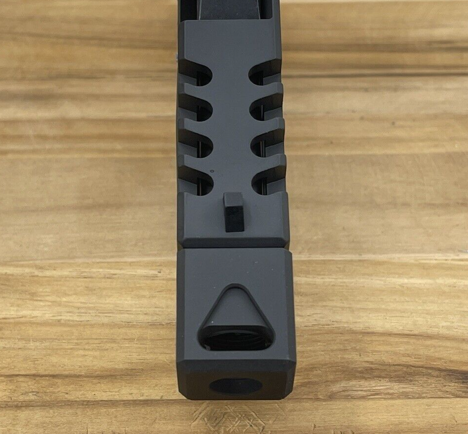Micro Muzzle Brake Comp Glock 43, 17, 19, 26 Springfield Hellcat 1/2x28 ...