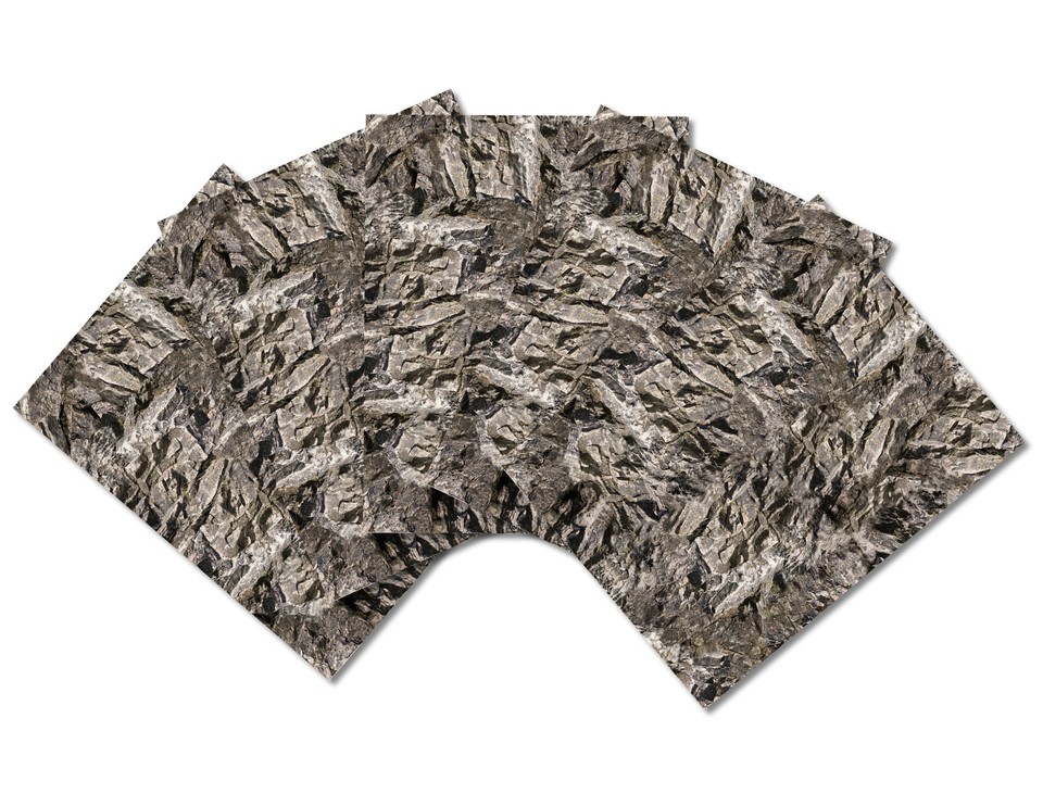 HO Scale Rock Model Train Scenery Sheets –5 Seamless 8.5x11 Gray | eBay