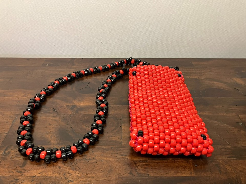 Red / Black Kandi Custom Phone Bag 4" x 6.25" in size | eBay