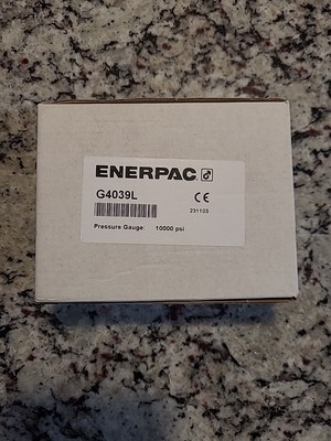 ENERPAC G4039L Pressure Gauge,0 to 10000 psi,4" Dial 5ZL41 94701178014 ...
