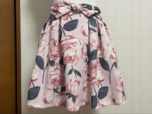 Liz Lisa Skirt Pink Rose Patterned Ribbon | eBay