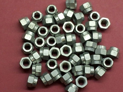50 count SPS Flexloc 21FAF-616 metal lock nuts 3/8 16 NC plated MSC ...