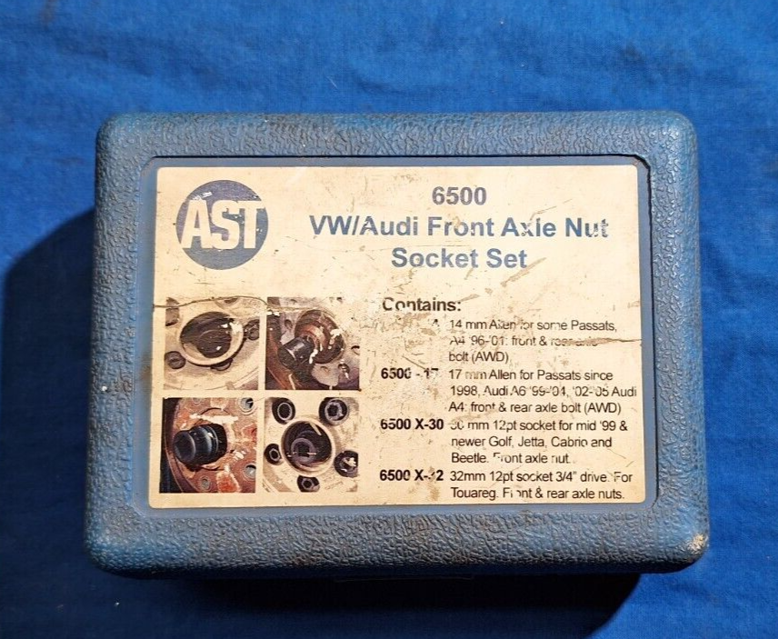 Assenmacher+6500+Volkswagen+Audi+12+Point+Axle+Nut+Socket+Set for sale ...