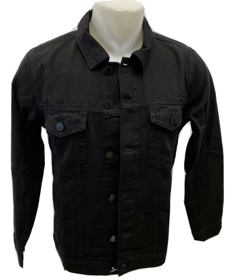 MENS VICTORIOUS DENIM Jacket BLACK WASH JEAN WORLD TOUR TOKYO PARIS ...