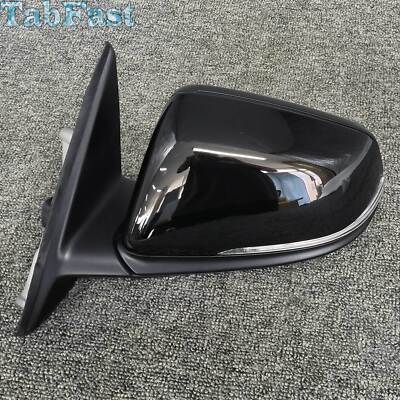 51167432793 Black Left Driver Side Mirror W/Heated Turn Signal For BMW ...