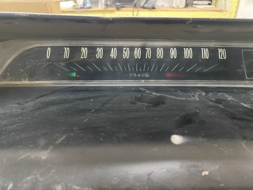 1963 1964 Chevy Impala Factory GM Center Dash A/C Instrument Cluster ...