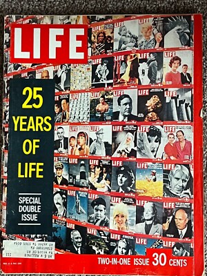 Life Magazine 25 Years Of Life Special Double Issue 12/25/60 | eBay