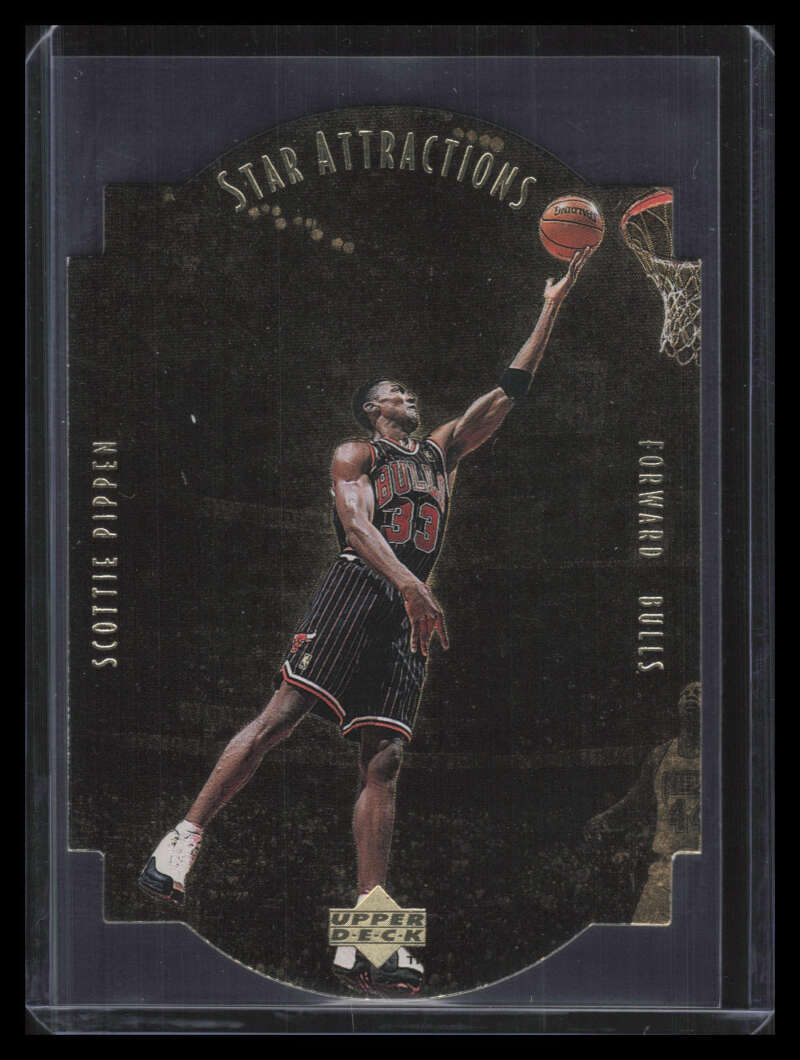 Scottie Pippen 1997 Collector's Choice #SA19 Star Attractions - Gold ...