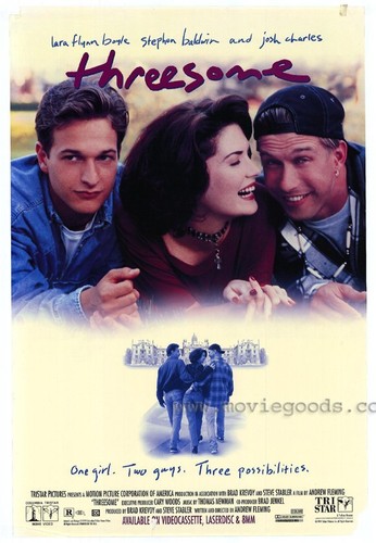 THREESOME Movie POSTER 27x40 B Lara Flynn Boyle Stephen Baldwin Josh ...