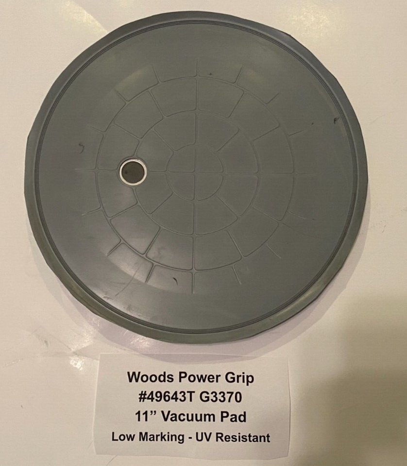 Wood's Powr-Grip G3370 11" Vacuum Pad - Low-Marking & UV-Resistant ...