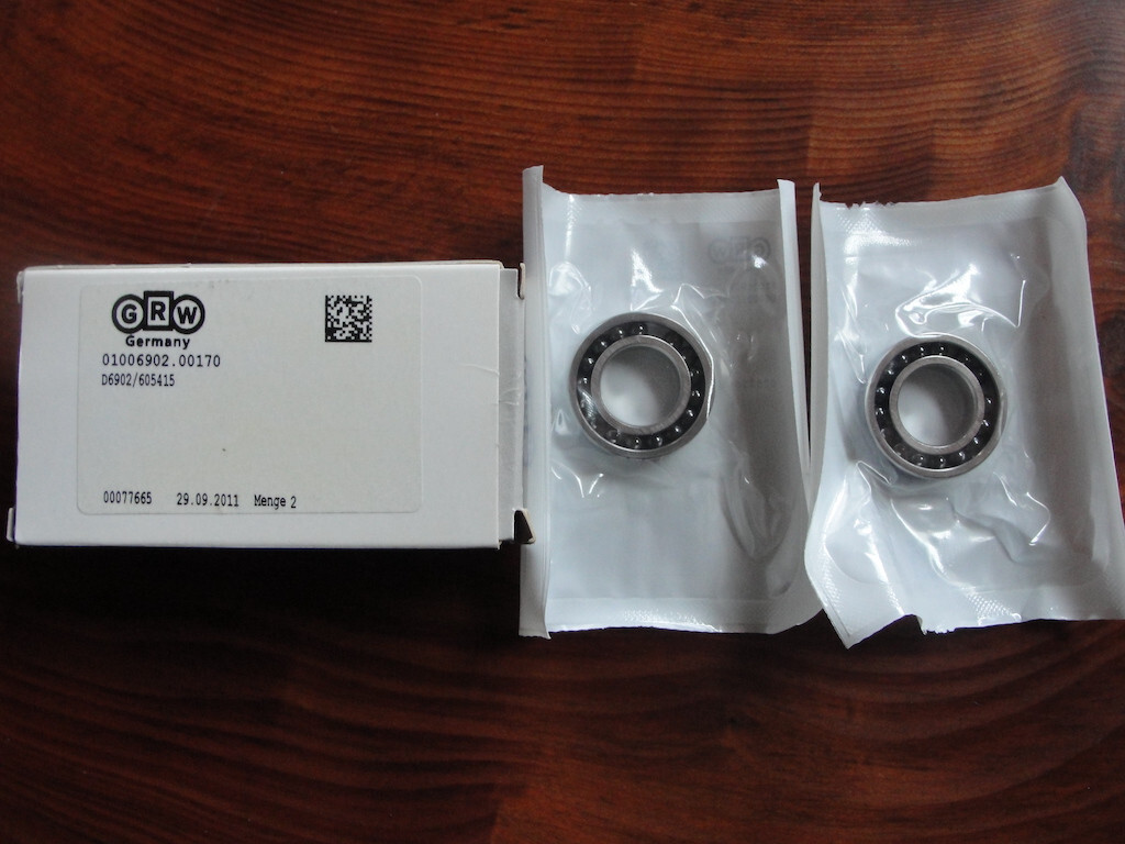 GRW D6902 / 605415 Ball Bearing 01006902.00170 (Pack of 2), NEW, Made ...