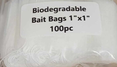 Biodegradable Soft Fishing Bait Bags for liver dough catfish carp | eBay