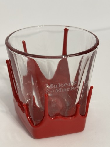 Makers Mark Red Wax Drip Bourbon Whiskey Lowball Tumbler / Hexagon ...