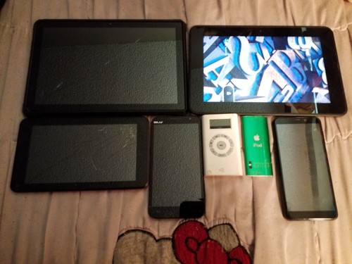 Random Electronics Lot Tablets Phones And Music Players As Is | eBay