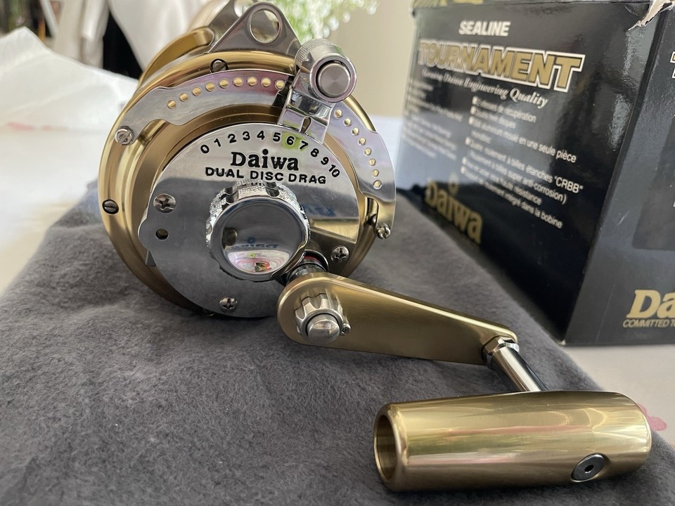 Daiwa Sealine Tournament SLT50 Reel Saltwater Fishing Trolling Big Game ...