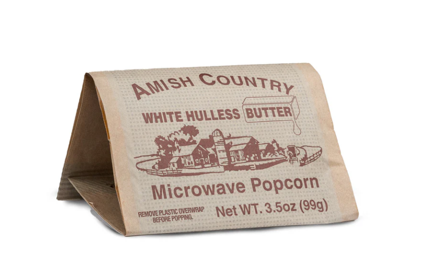 Amish Country White Hulless Butter Microwave Popcorn 6 pack Small ...