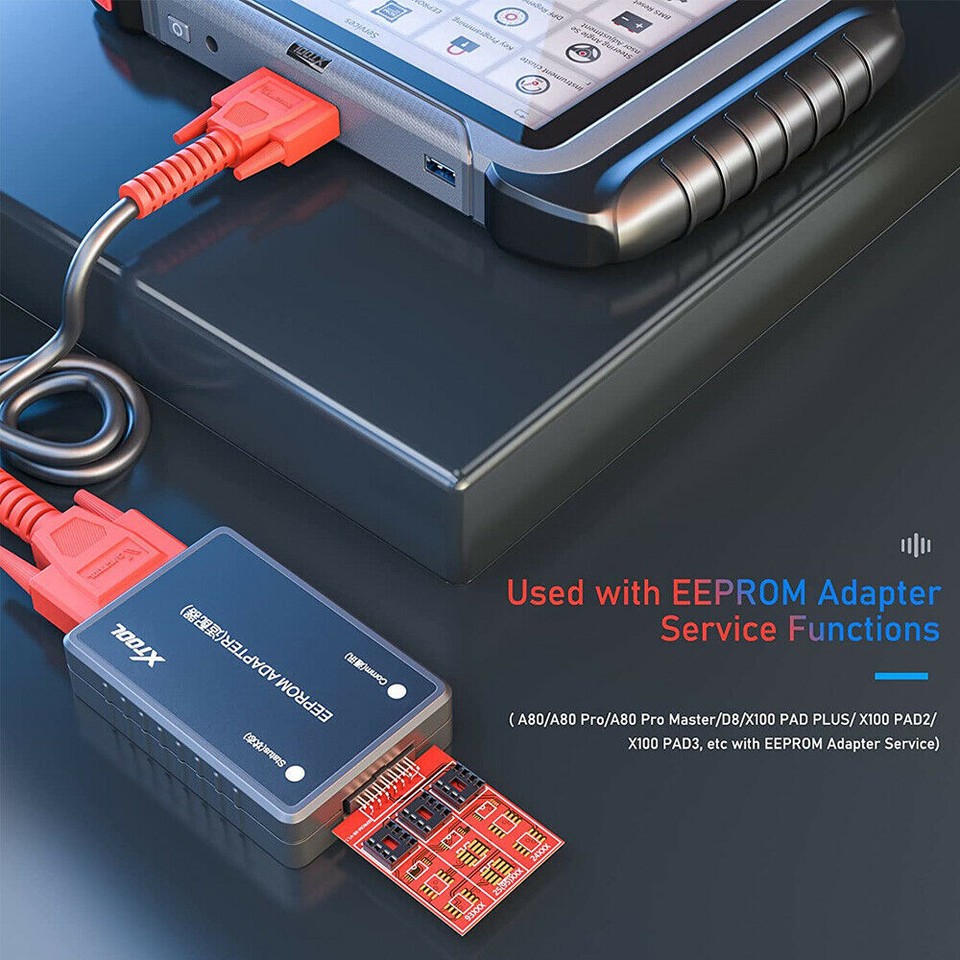 XTOOL EEPROM Adapter IMMO Key Coding Tool IMMO PIN Read for D7/D8S/D9S ...